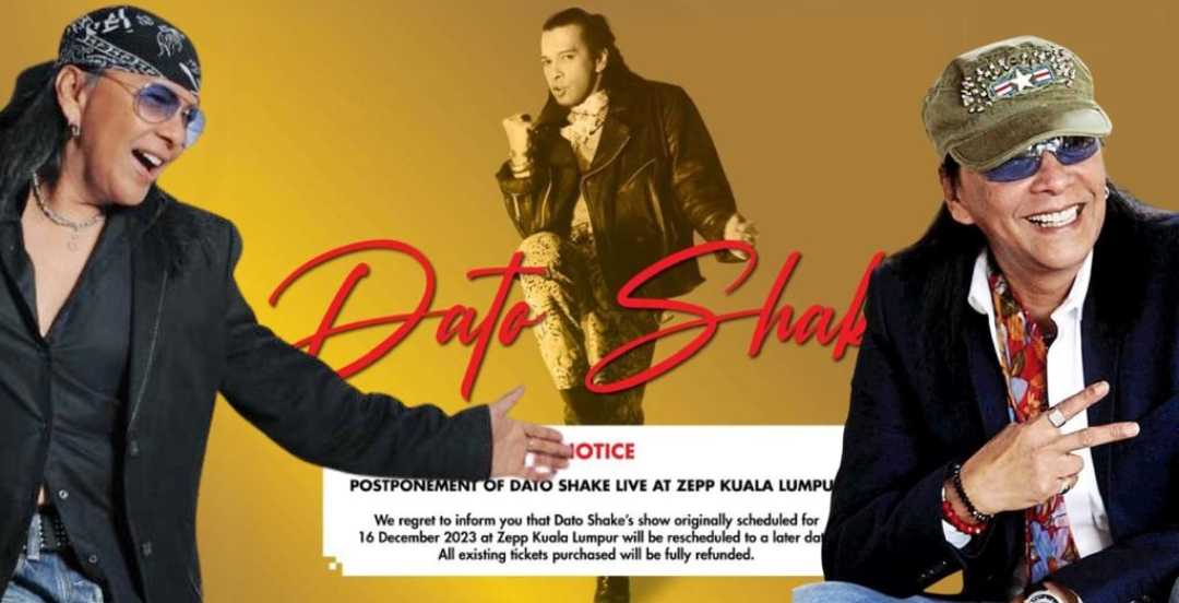 Hormati situasi semasa, konsert Datuk Shake ditunda