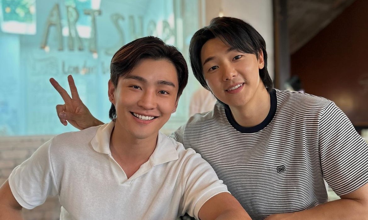 Hebat! Alvin Chong, Min-hyuk CNBLUE lepak sama