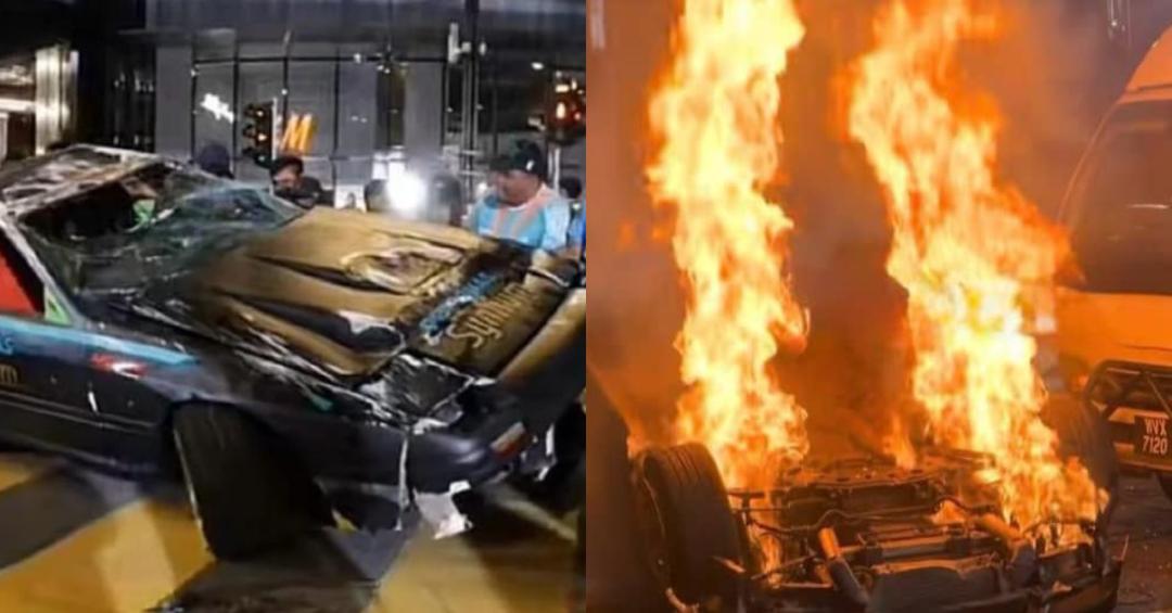 RM200,000 'melayang' kereta drift Impak Maksima 2 rentung