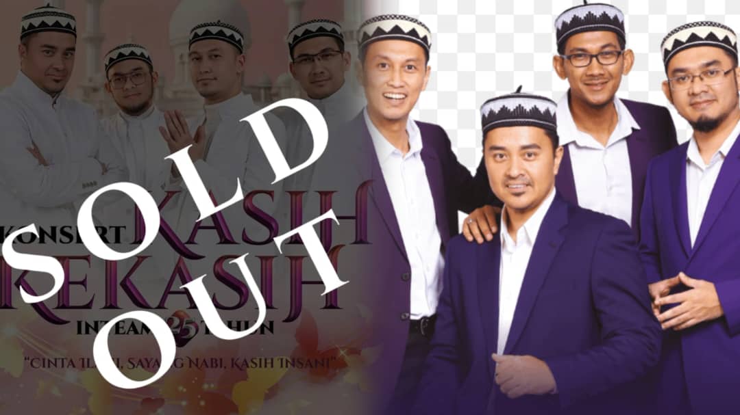 Tiket konsert Inteam 'sold out', peminat rayu tambah hari