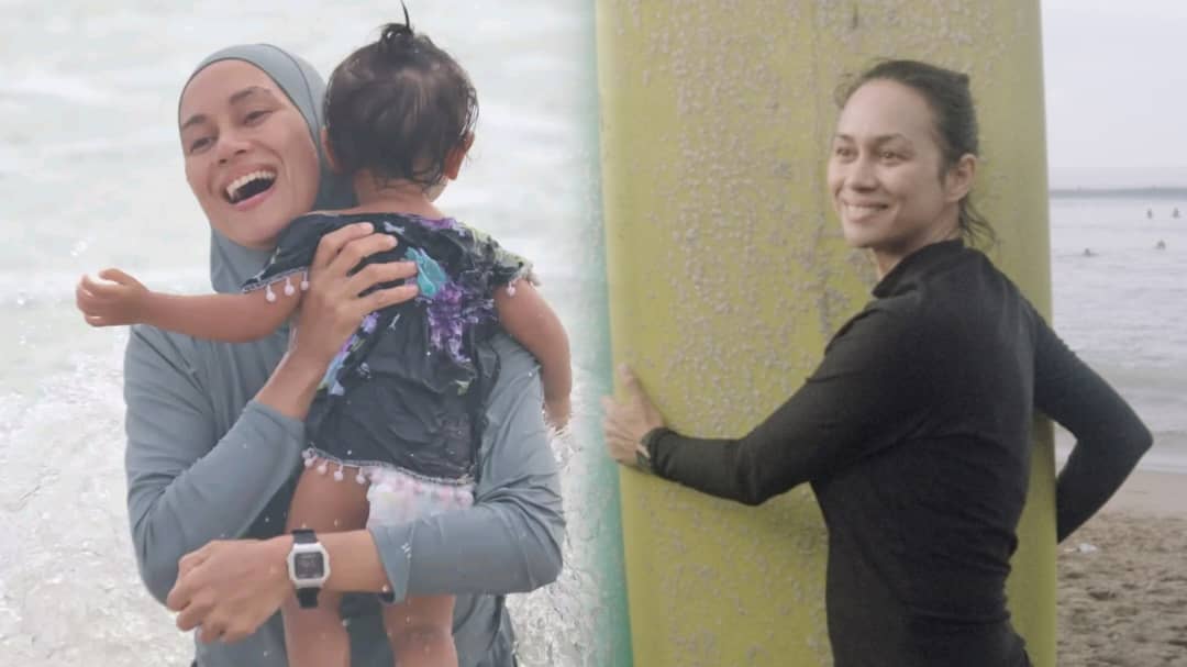 Tudung sudah 'terbang', Natasha Hudson tayang rambut lagi