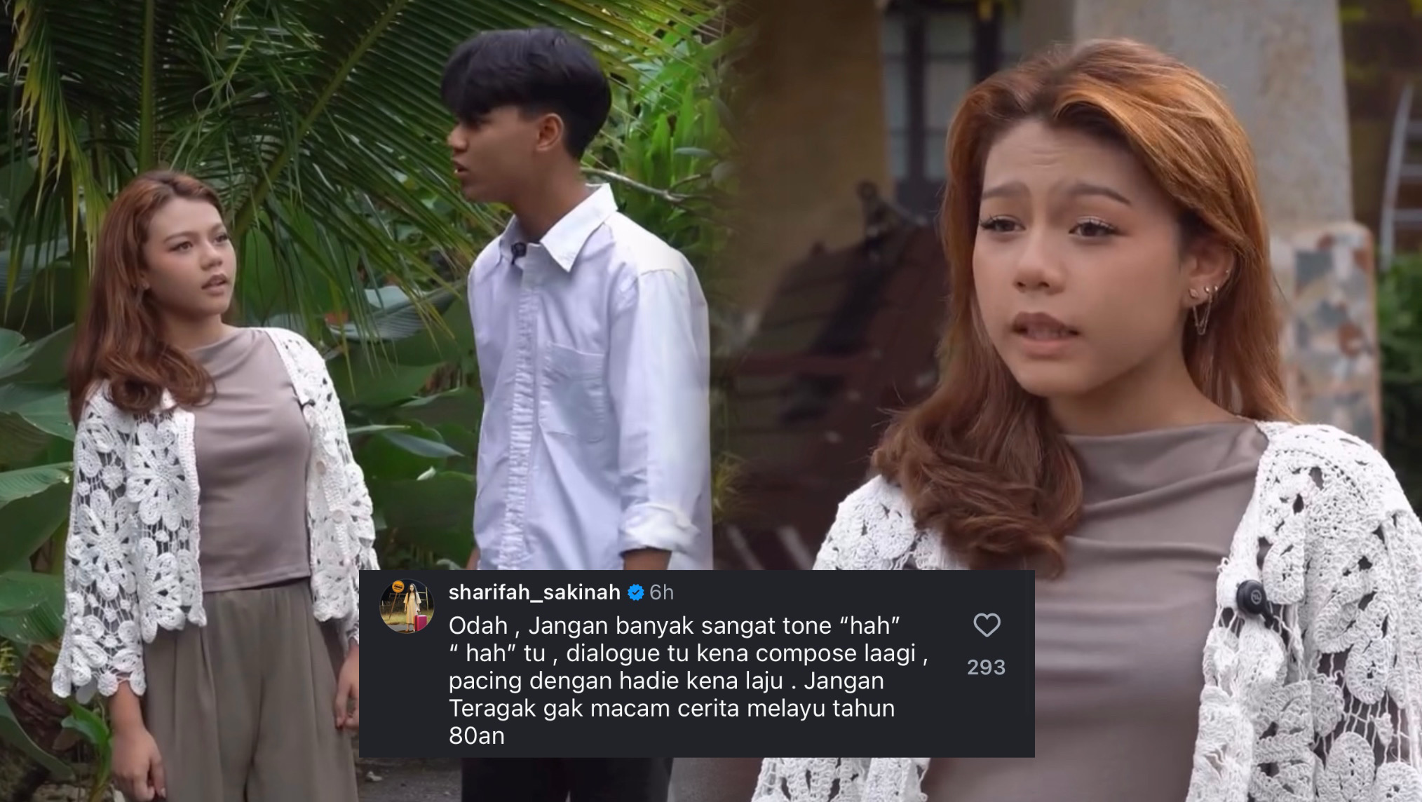 Odah berlakon, Sakinah kongsi tip!